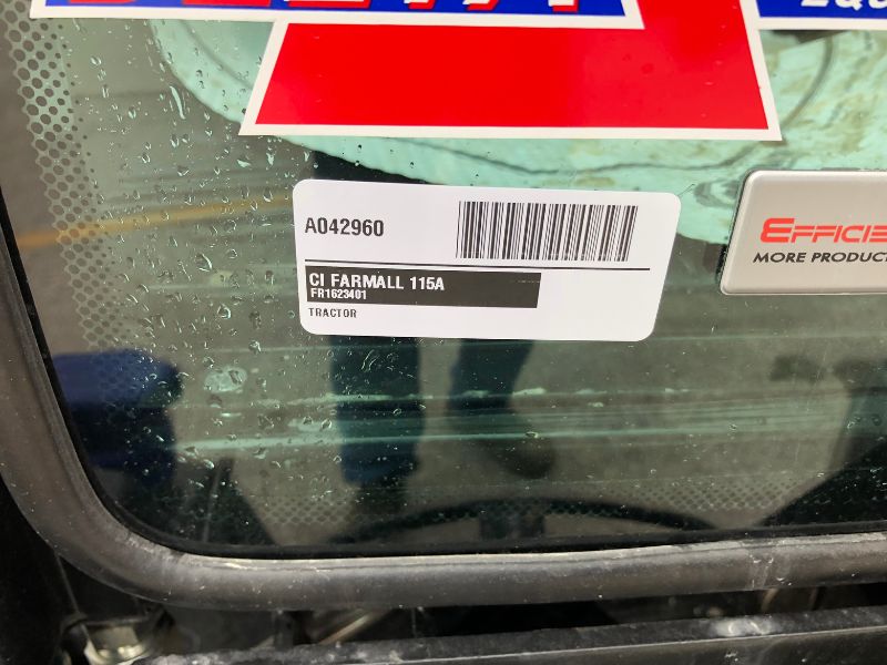 Delta Power Equipment | 2022 CASE IH FARMALL 115A UTILITY CAB TRACTOR