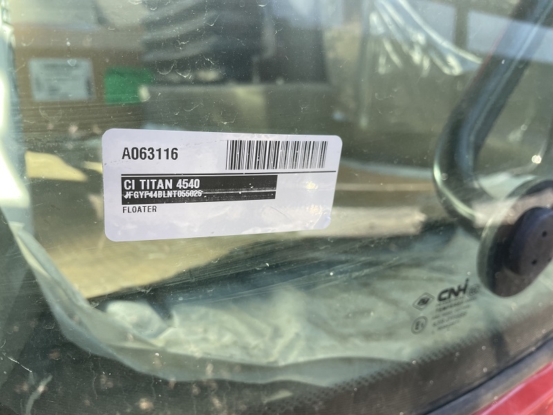 Delta Power Equipment | 2022 CASE IH TITAN 4540 FLOATER