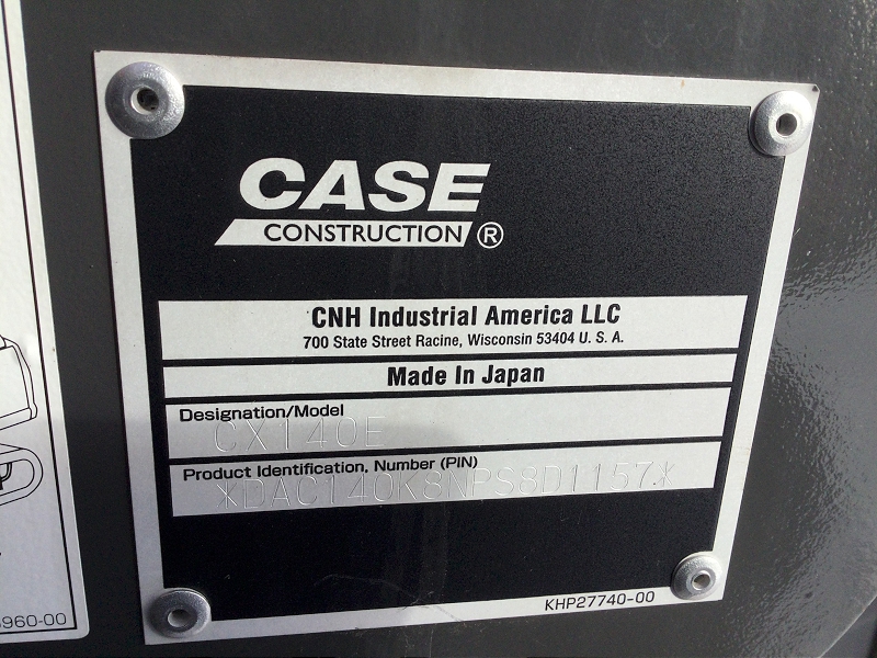 Delta Power Equipment | 2023 CASE CX140E EXCAVATOR