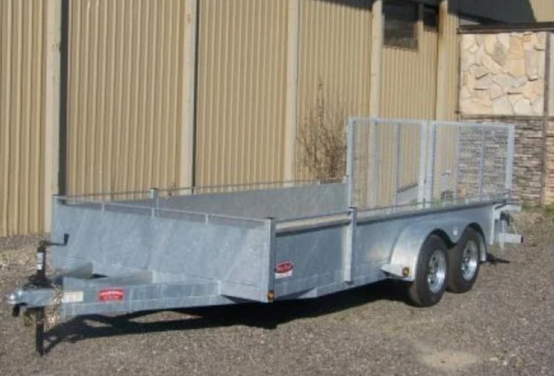 TRAILERWORLD | 82x14 3 Ton Galvanized Landscape Trailer - Built to Last!
