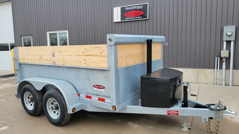 TRAILERWORLD | 6x10 5 Ton Galvanized Dump Trailer - Built In Brantford ...