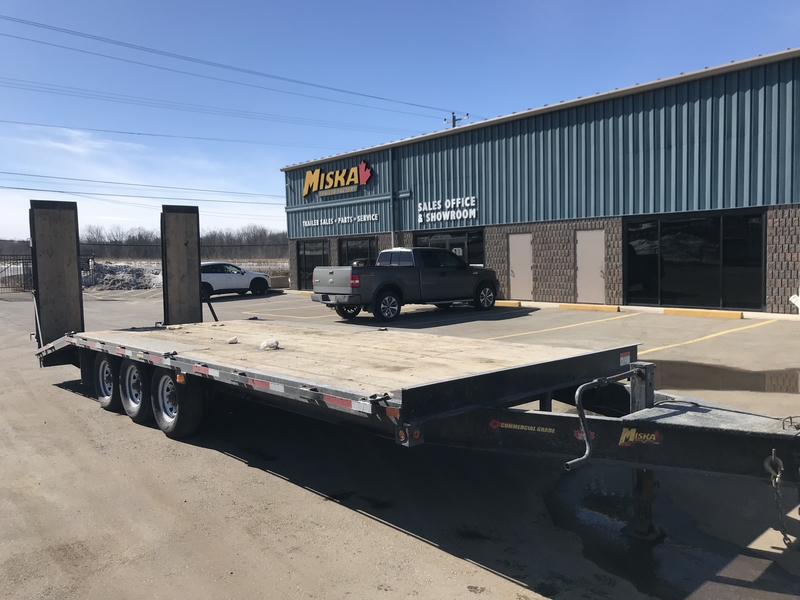 Miska Trailer Factory | Galvanized 8 Ton Lowbed Float Trailer